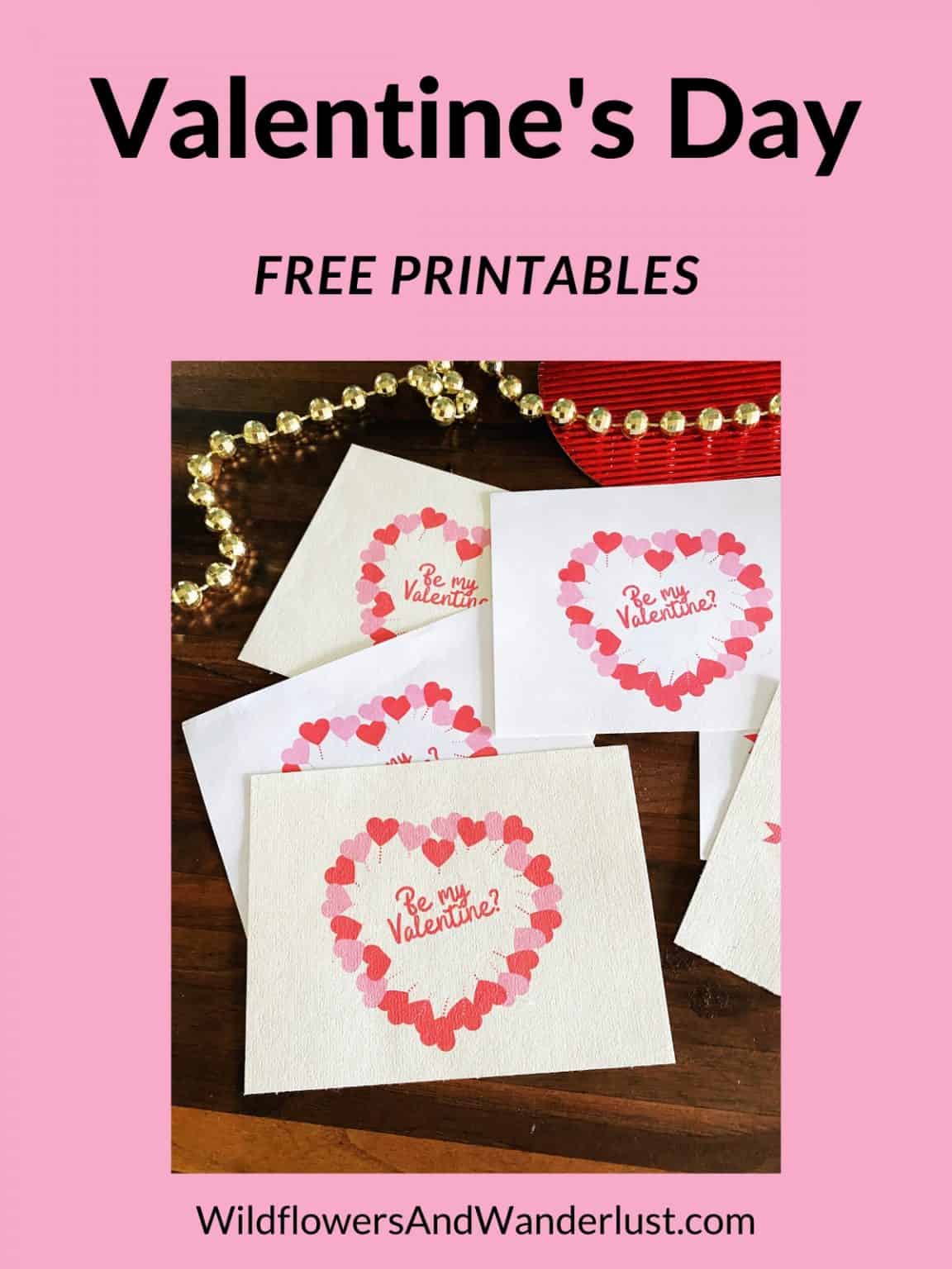 8 Exciting Valentine's Day Printable Art Prints For You - Wildflowers ...