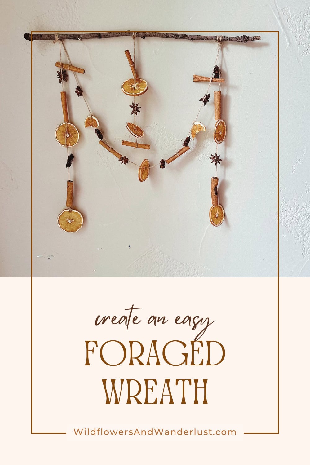 How to Make an Easy Fall Foraged Wreath - Wildflowers and Wanderlust